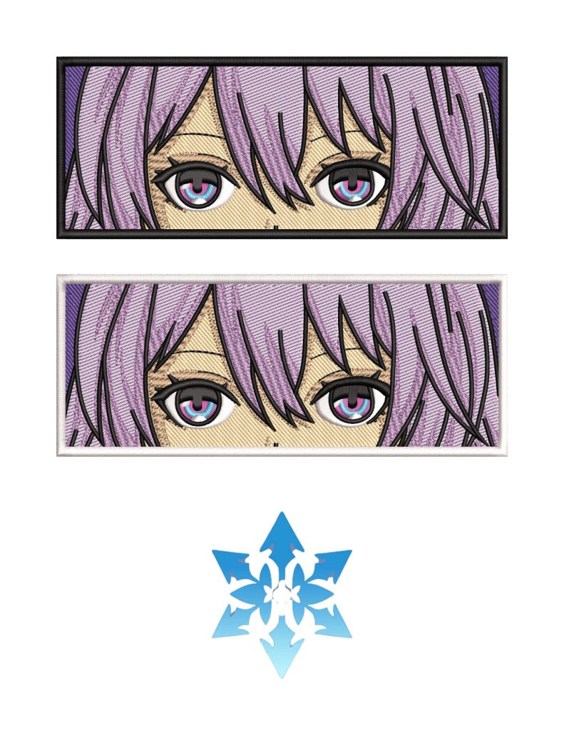 Honkai Star Rail March 7th Face Boxed Embroidered Crewneck + Sleeve ...